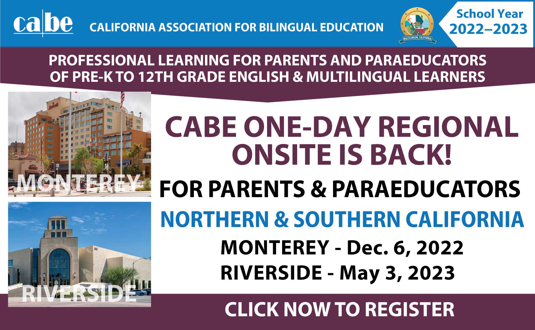 California Association for Bilingual Education – Go CABE!!!